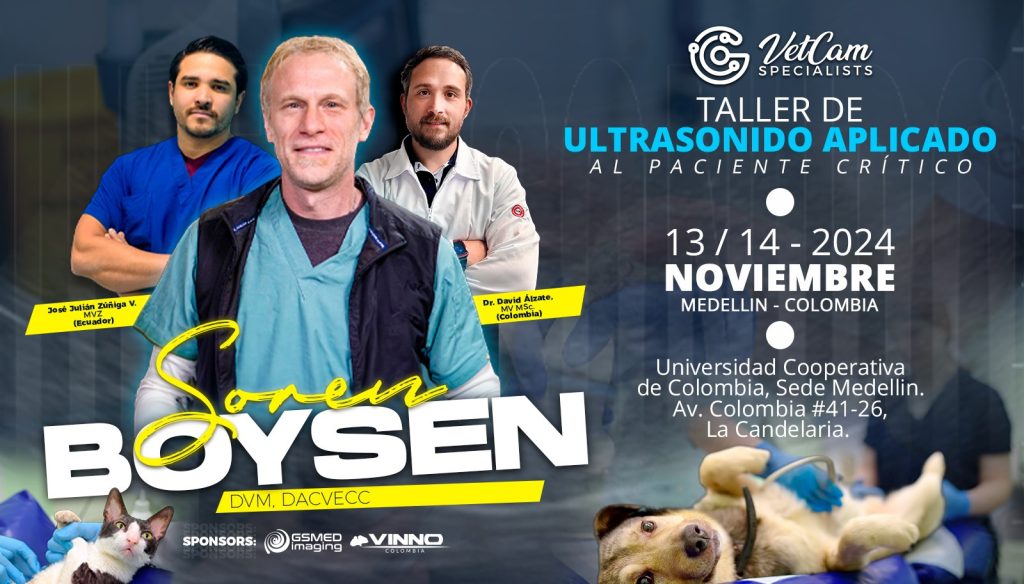 Taller de Ultrasonido Aplicado al Paciente Crítico con Soren Boysen – VetCam – Educación para ...